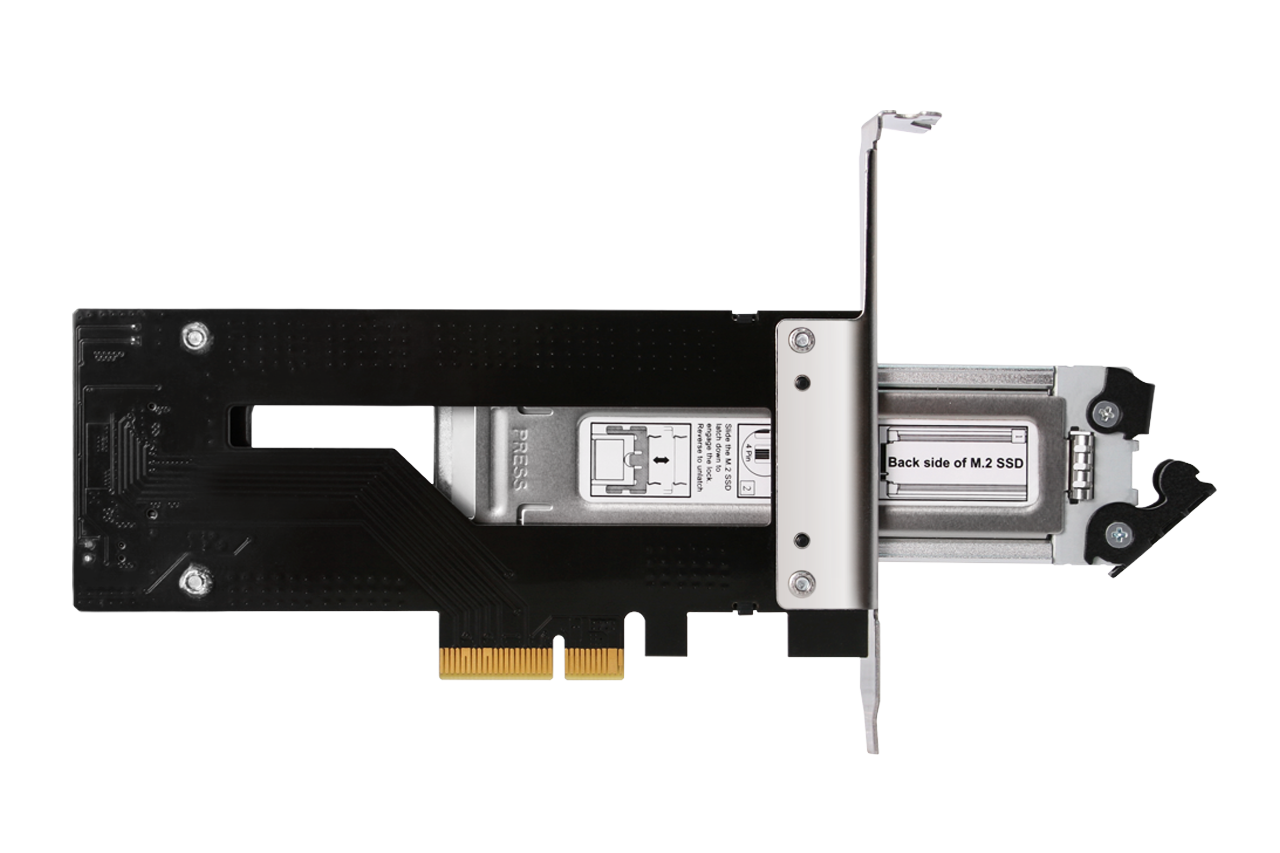 MB840M2P-B - NVMe M.2 SSD 轉 PCIe 插槽硬碟抽取盒（免工具安裝）